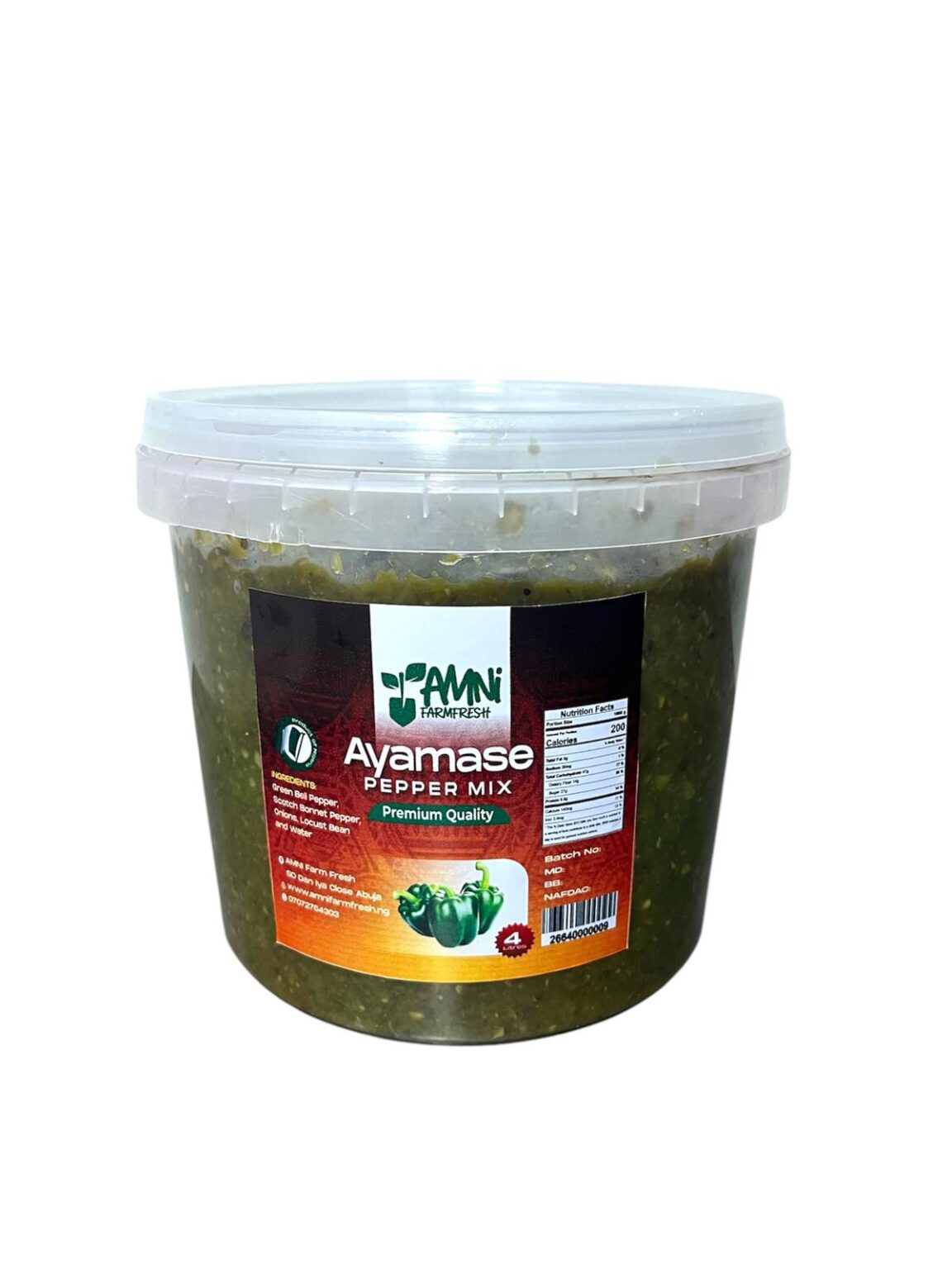 Ayamase Pepper Mix 4 Litres